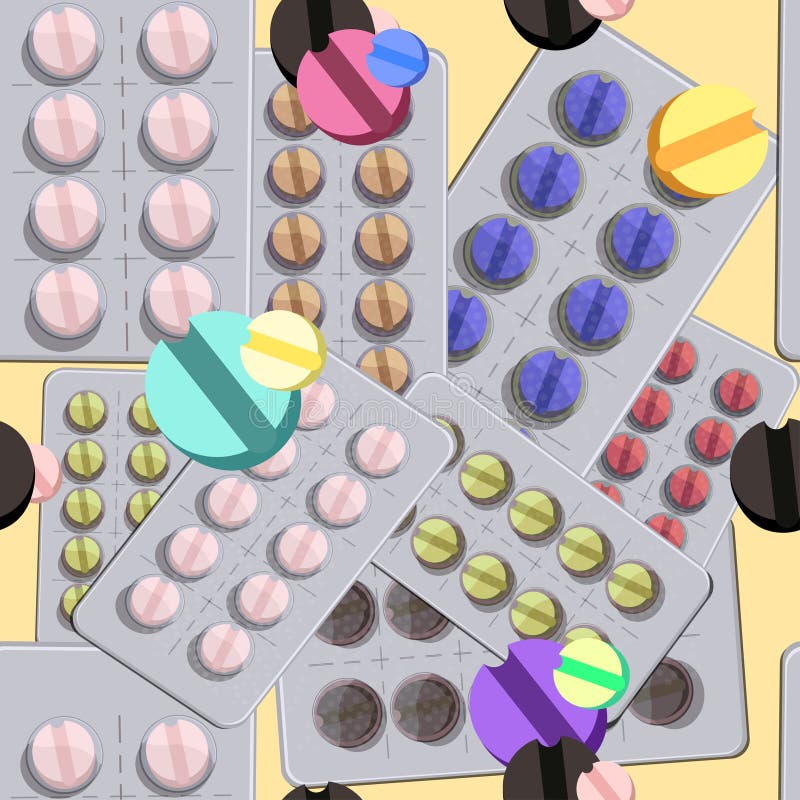 Set of Medical Tablets, Human Organs, Optics. Vector Illustration Stock ...