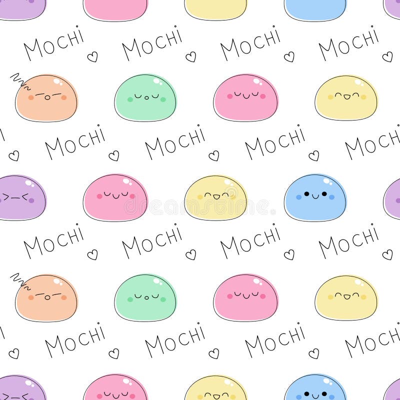 Mochi Characters Stock Illustrations – 132 Mochi Characters Stock ...