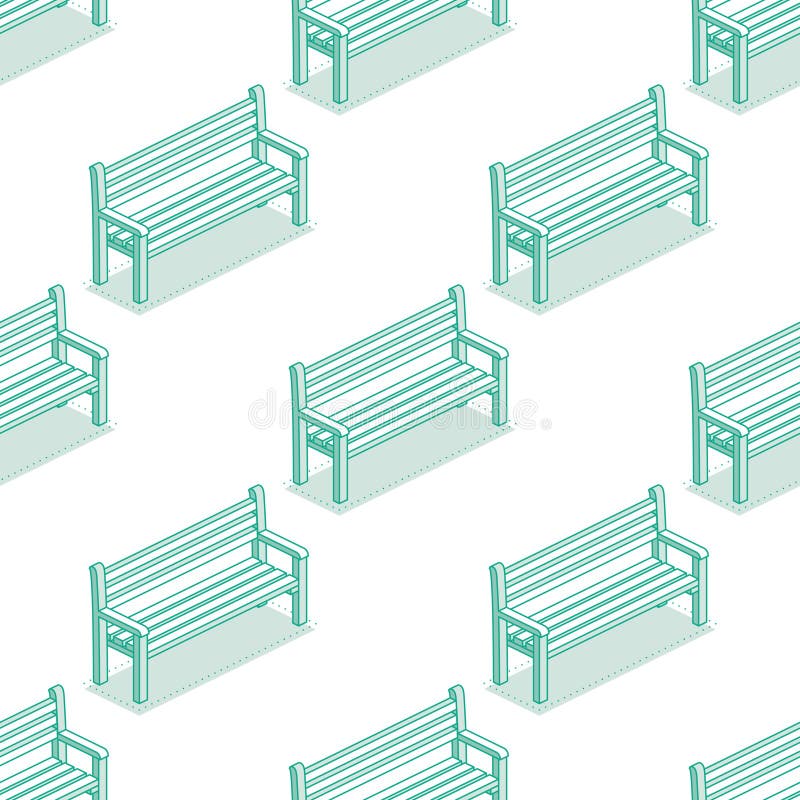 Street Bench Icon, Simple Style Stock Vector - Illustration of object ...