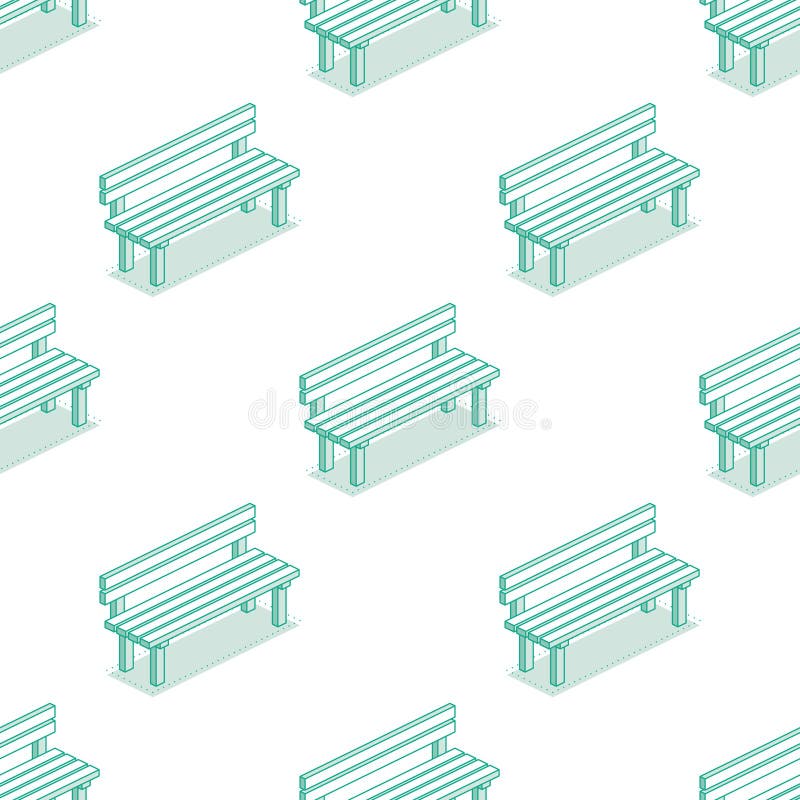 Street Bench Icon, Simple Style Stock Vector - Illustration of object ...