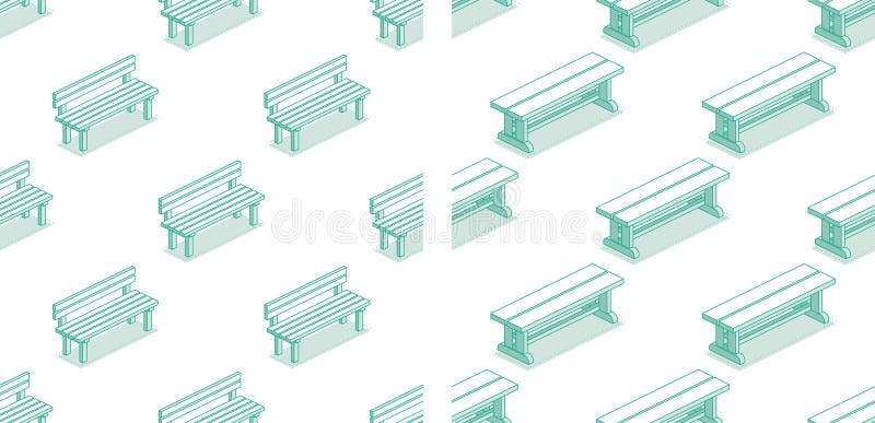Street Bench Icon, Simple Style Stock Vector - Illustration of object ...