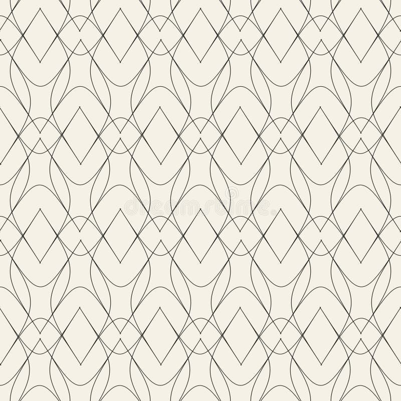 Seamless Pattern. Modern Stylish Abstract Texture Stock Illustration ...