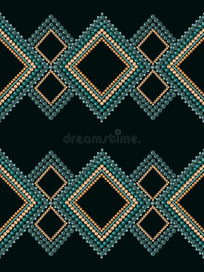 Seamless Pattern Modern Texture Abstract Background with Beads Stock ...
