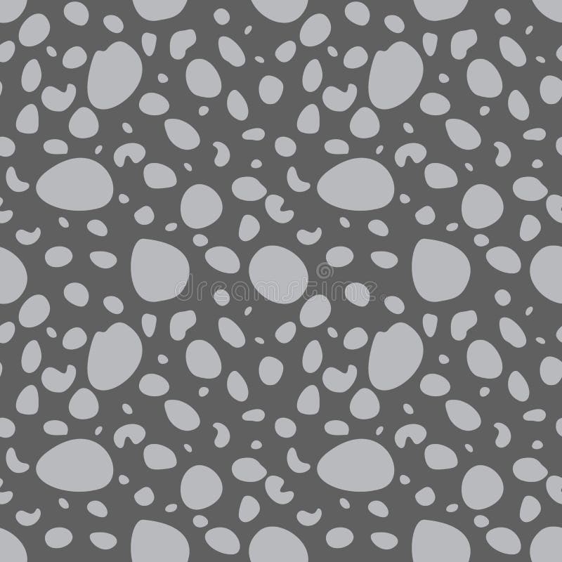 Seamless Pattern with Monochrome Irregular Round Dots. Abstract ...