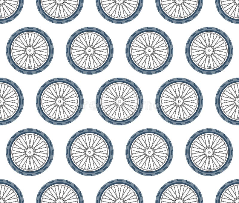 Motorcycle wheels stock vector. Illustration of vehicle - 40349760