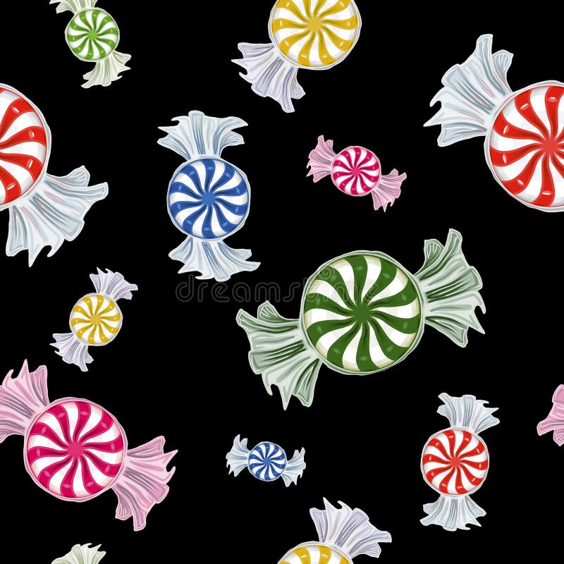 Candy digital design. stock vector. Illustration of gastronomy - 58823112