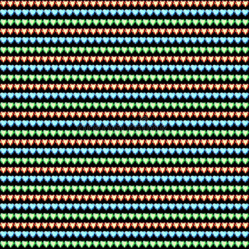 Seamless Pattern of Multi-colored Diamonds on a Black Background Stock ...