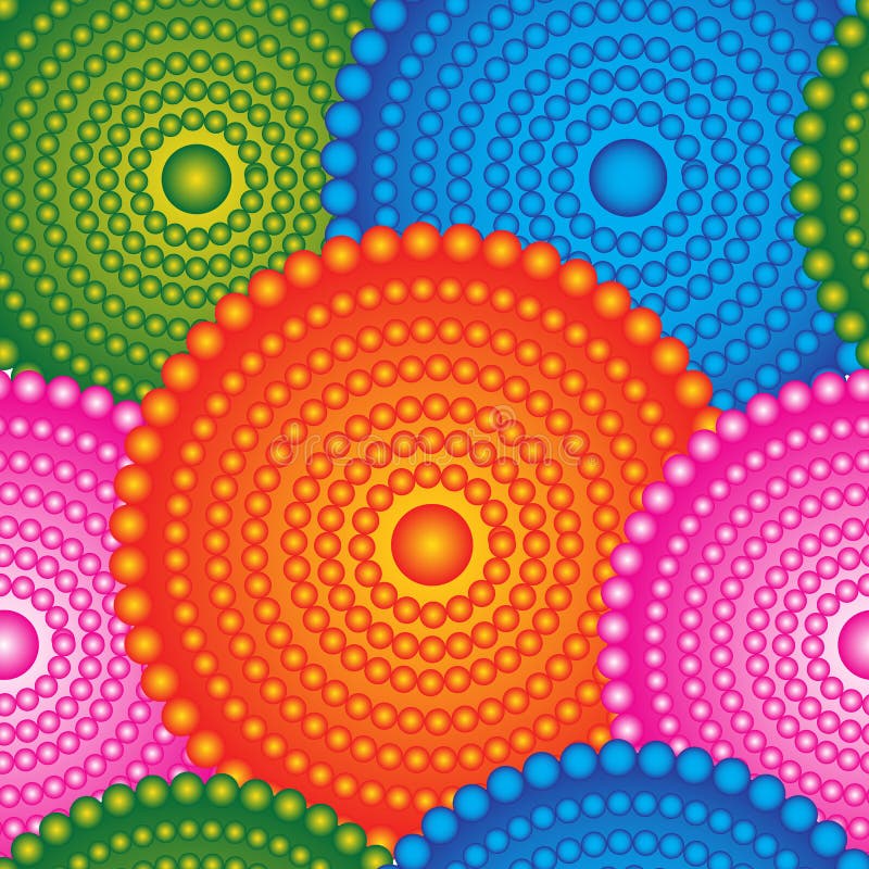 Seamless pattern stock vector. Illustration of glow - 136195998