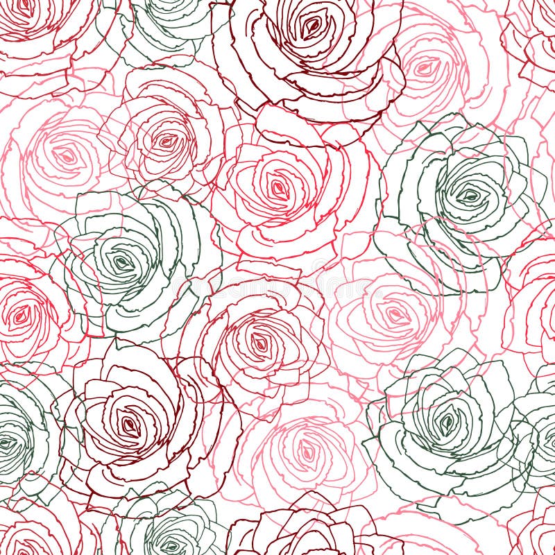 Multi Colored Roses Stock Illustrations – 244 Multi Colored Roses Stock ...