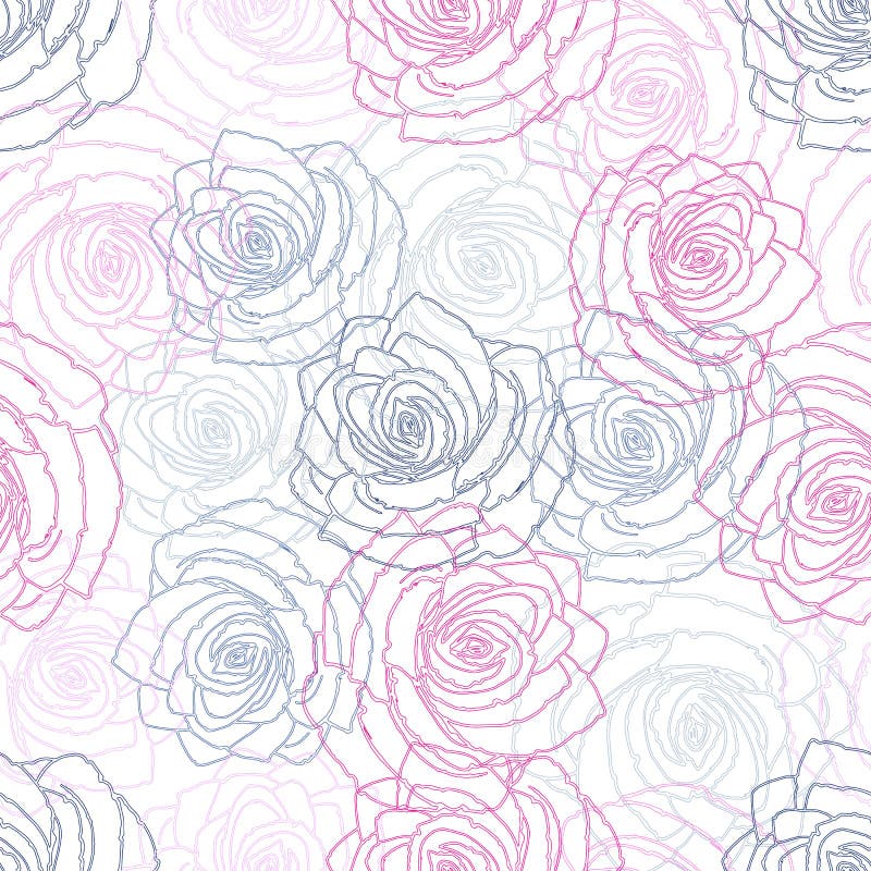 Multi Colored Roses Stock Illustrations – 621 Multi Colored Roses Stock ...