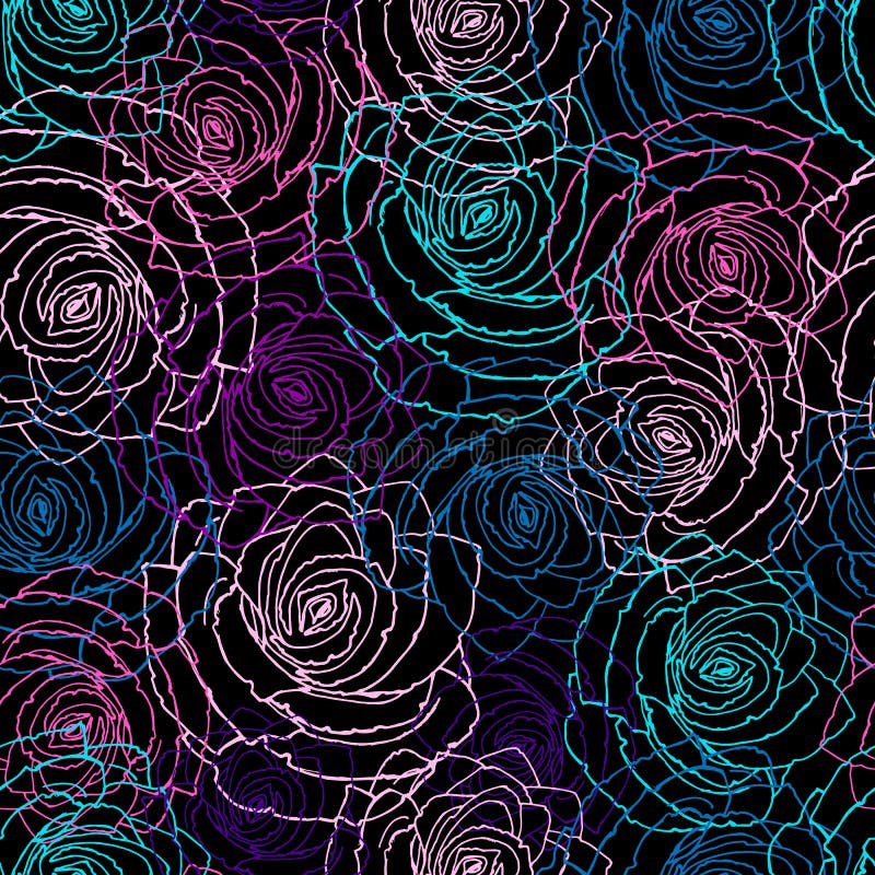 Multi Colored Roses Stock Illustrations – 621 Multi Colored Roses Stock ...