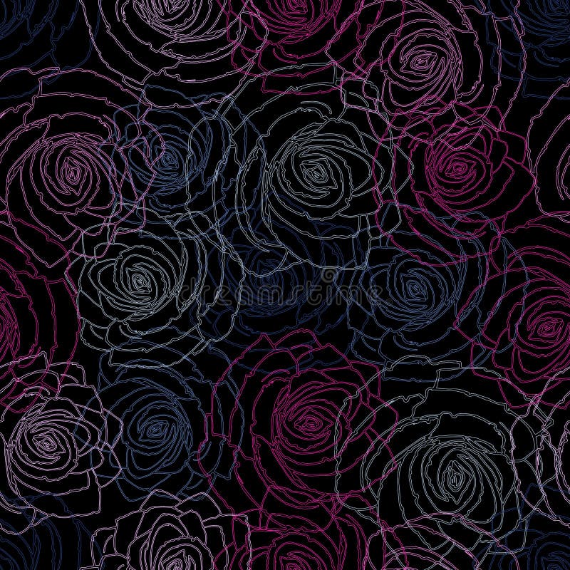 Multi Colored Roses Stock Illustrations – 621 Multi Colored Roses Stock ...