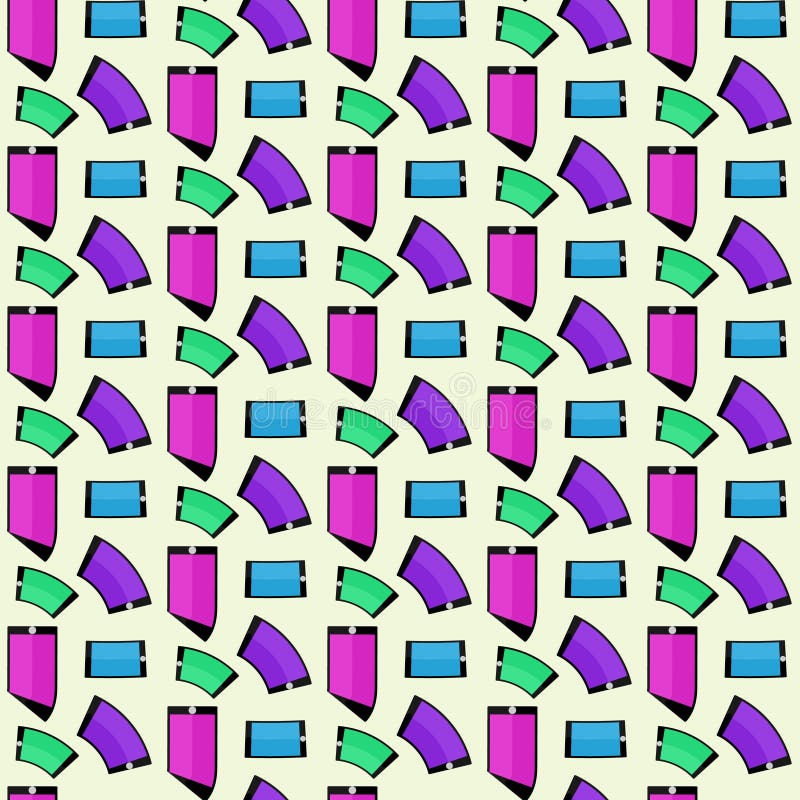 Tablet pattern 1 stock illustration. Illustration of modern - 213495553