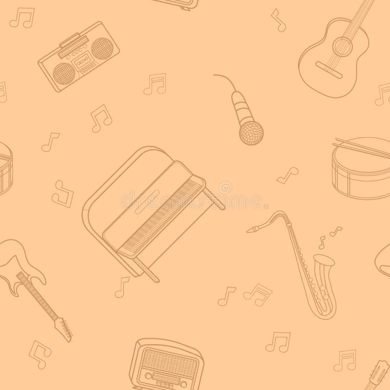 Musical Instruments - Brass Stock Illustration - Illustration of bass ...