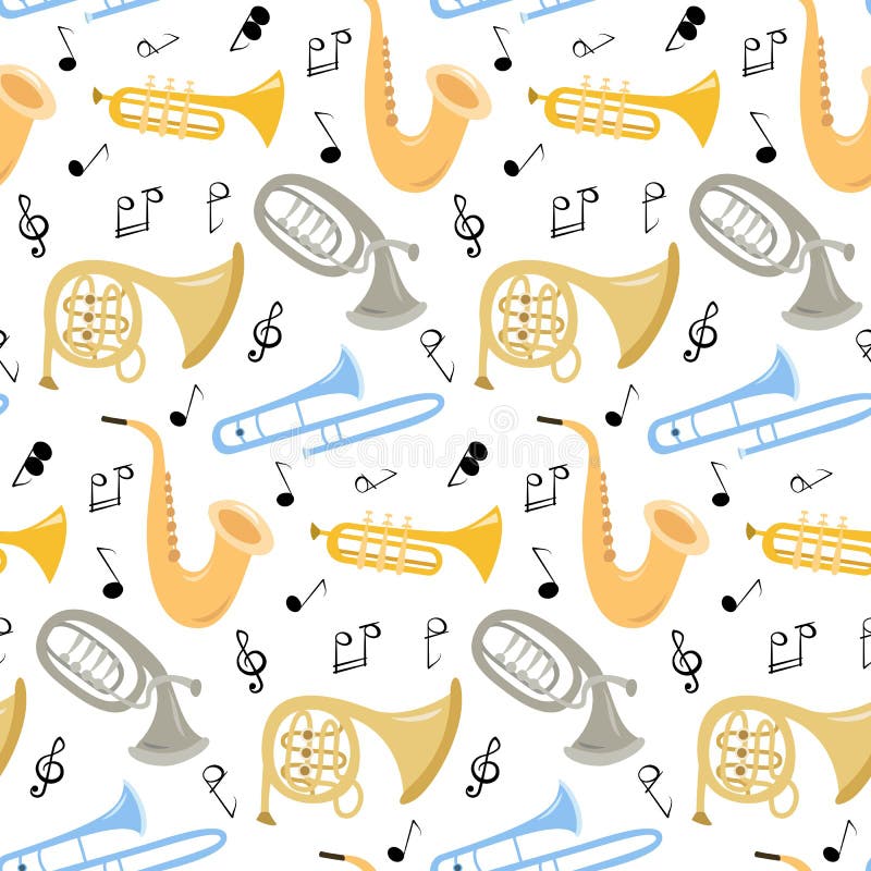 Set of Musical Instruments. Stock Vector - Illustration of concert ...