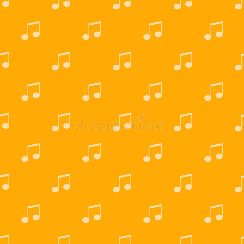 Seamless Pattern with Musical Notes. Vector. Stock Vector ...