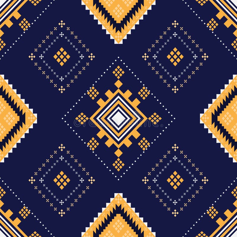 Seamless Pattern Featuring Traditional Motifs of Palestinian Embroidery ...