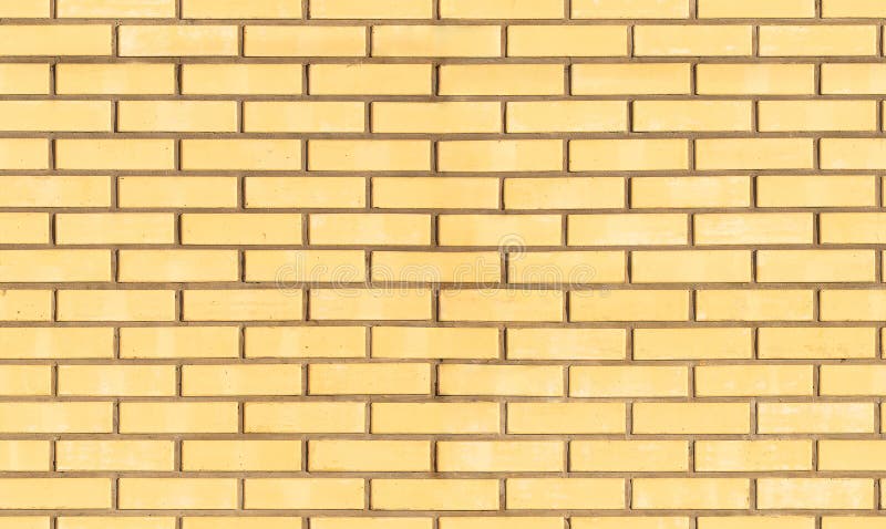 Seamless Pattern, Natural Background, Yellow Brick Wall Stock Image ...