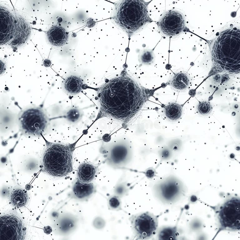 Seamless Pattern of Neural Networks and Data Visualization, Showcasing ...