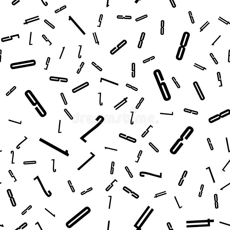 Seamless Pattern with the Numbers Stock Vector - Illustration of count ... Seamless Pattern with the Numbers Stock Vector - Illustration of count ...