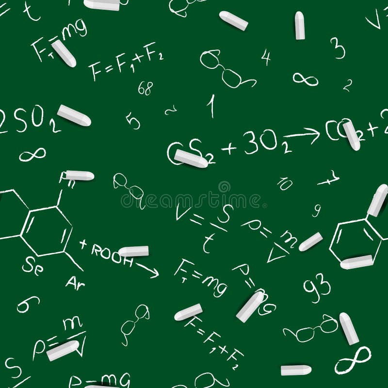 Seamless Pattern with Numbers for School Design Stock Vector ...