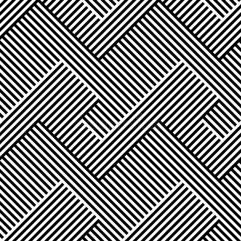 Seamless Pattern with Oblique Black Bands (3), Modern Stylish Image ...