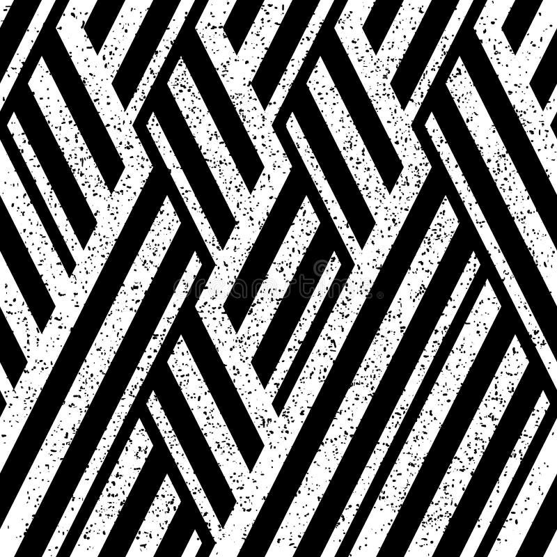 287 Seamless Pattern with Oblique Black Stripes, Modern Stylish Image ...