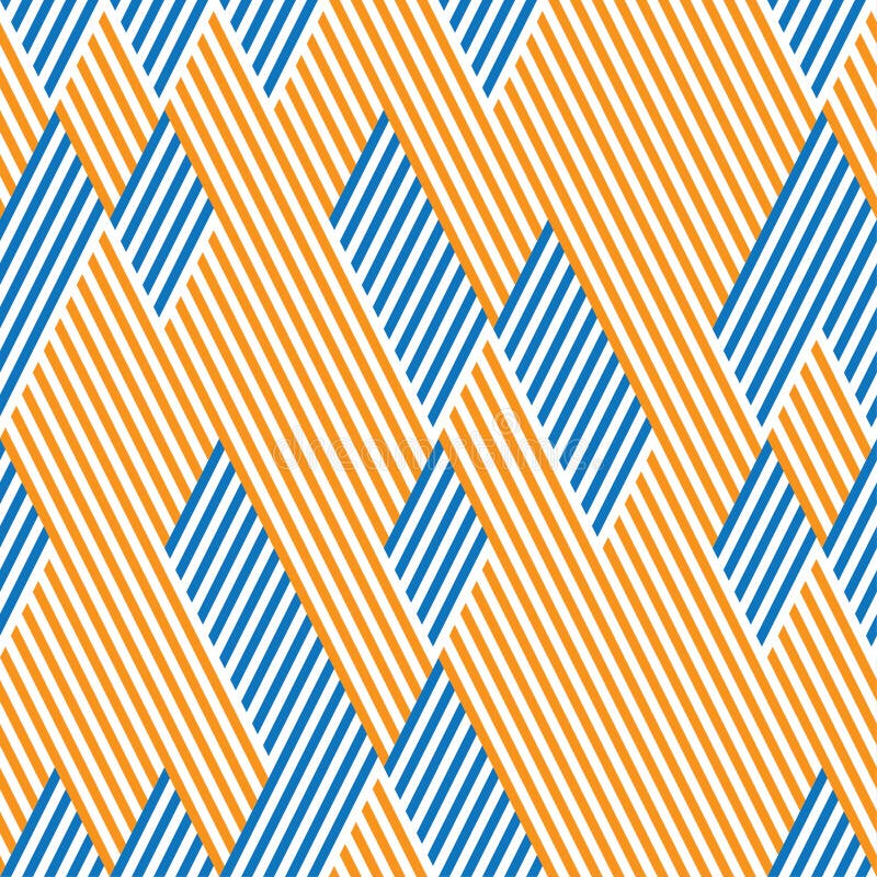 Seamless Pattern with Oblique Colored Segments Stock Vector ...