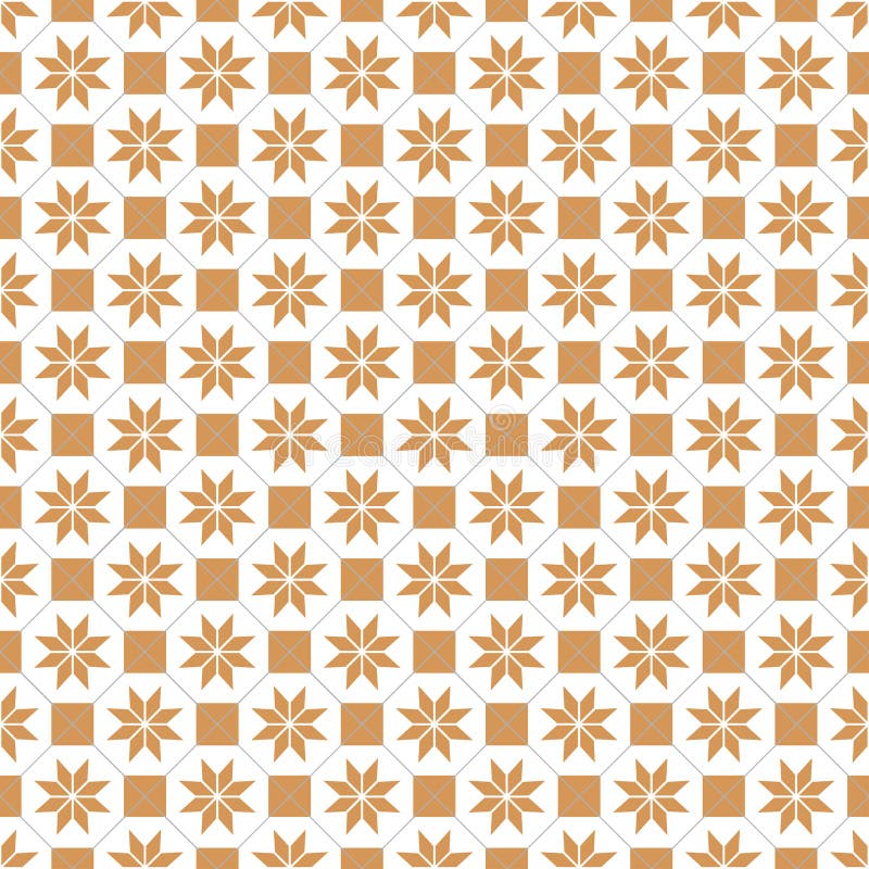 Seamless Pattern of the Octagon Vector Stock Vector - Illustration of ...