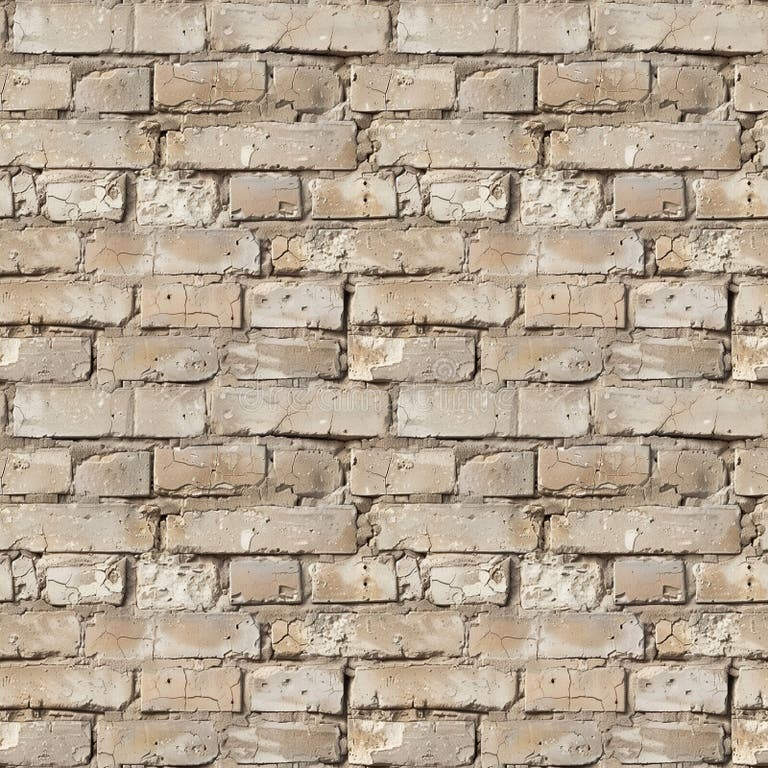 Seamless Pattern of Old Brick Wall Texture. Stock Illustration ...