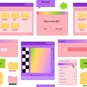 Old User Interface Windows Stock Illustrations – 334 Old User Interface ...