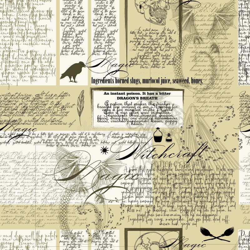 Seamless Pattern Old Newspaper, Digital Paper Vintage Newspaper ...