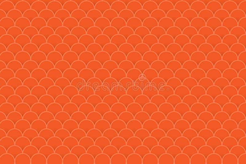Seamless Pattern of Orange Scales Background Stock Vector ...