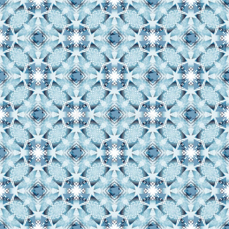 Seamless Pattern with Ordered Arrangement of Abstract Geometric Shapes ...