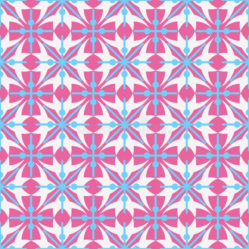 Seamless Pattern with Ordered Arrangement of Abstract Geometric Shapes ...