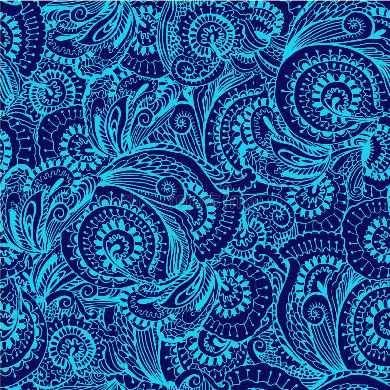 Seamless Pattern in Oriental Style Illustration Stock Vector ...