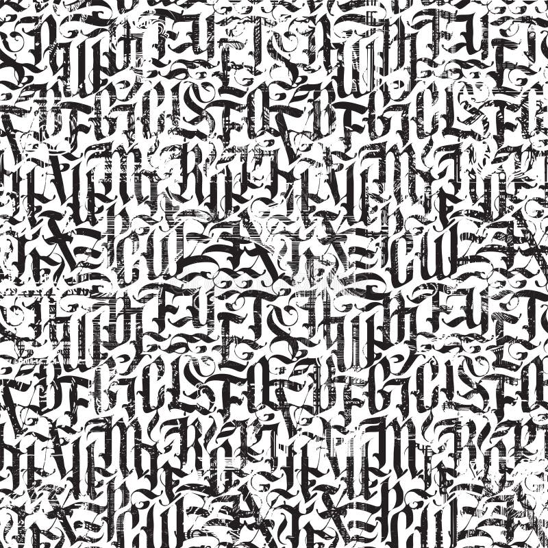 Gothic Letters Monochrome Stock Illustrations – 151 Gothic Letters ...