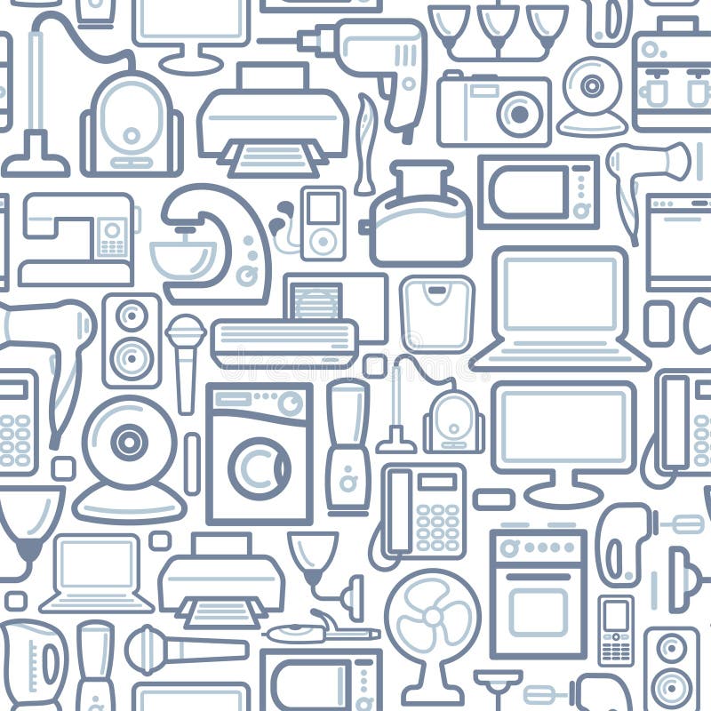 Appliances stock vector. Illustration of digital, home - 13508265