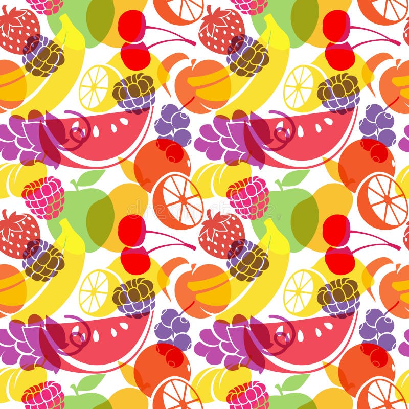 Pattern With Overlapping Circular Shapes Stock Illustration ...