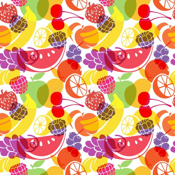 Overlapping Fruits Stock Illustrations – 1,025 Overlapping Fruits Stock ...