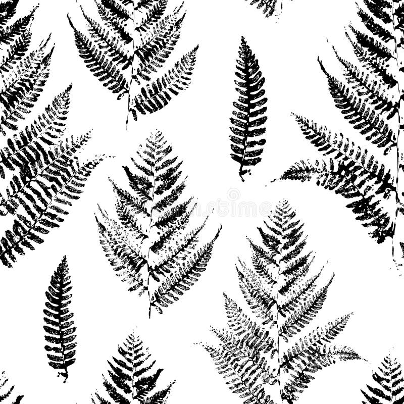 Seamless Fern Pattern Stock Illustrations – 13,460 Seamless Fern ...