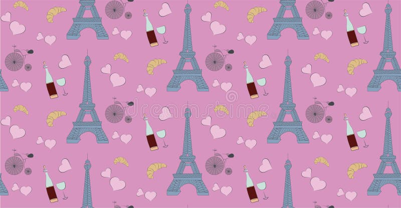 Paris elements stock vector. Illustration of europe, france - 59329978