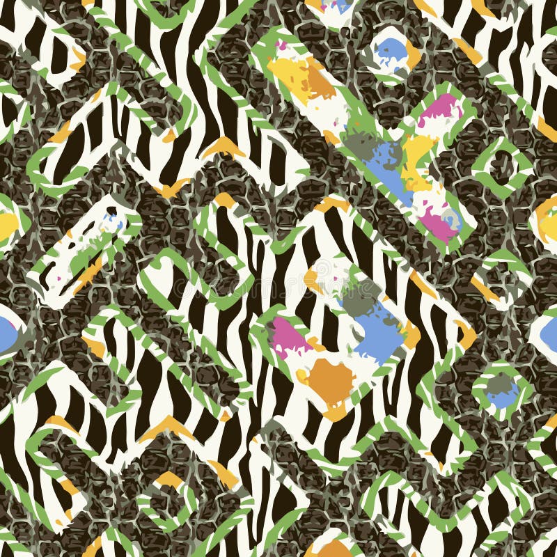 Seamless pattern patterned stock vector. Illustration of square - 45166517