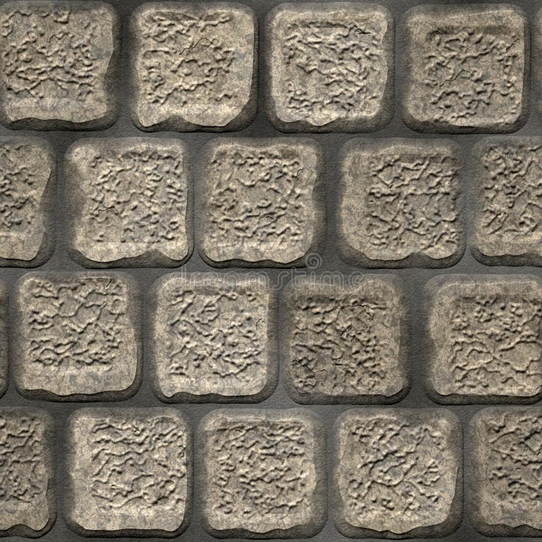 Seamless Pattern of Pavement Stock Illustration - Illustration of fence ...