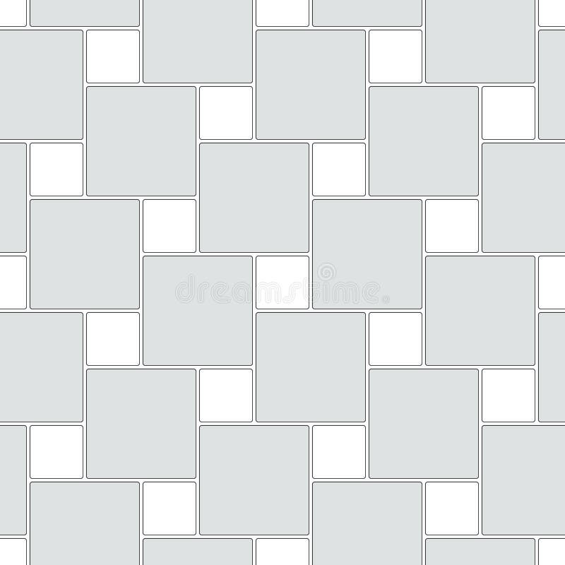 Seamless Pattern of Paving Slabs in the Form of Squares Stock Vector ...
