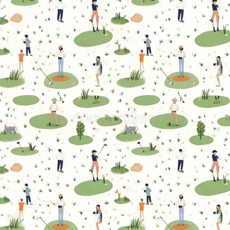Vector Golf Patterns Stock Illustrations – 264 Vector Golf Patterns ...