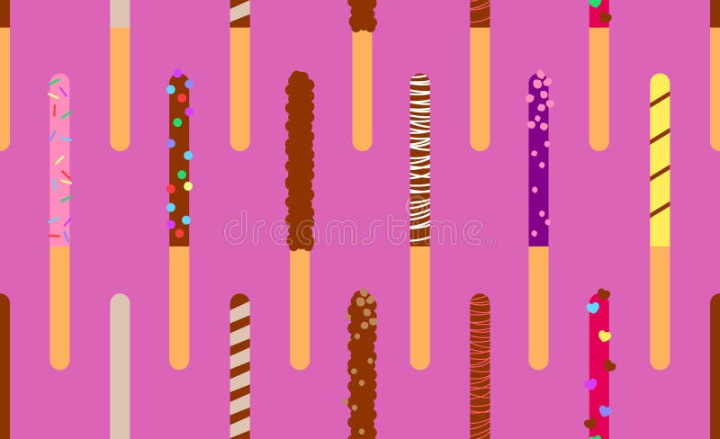 Seamless Pattern for Pepero Day Celebration Romantic Event Banner ...