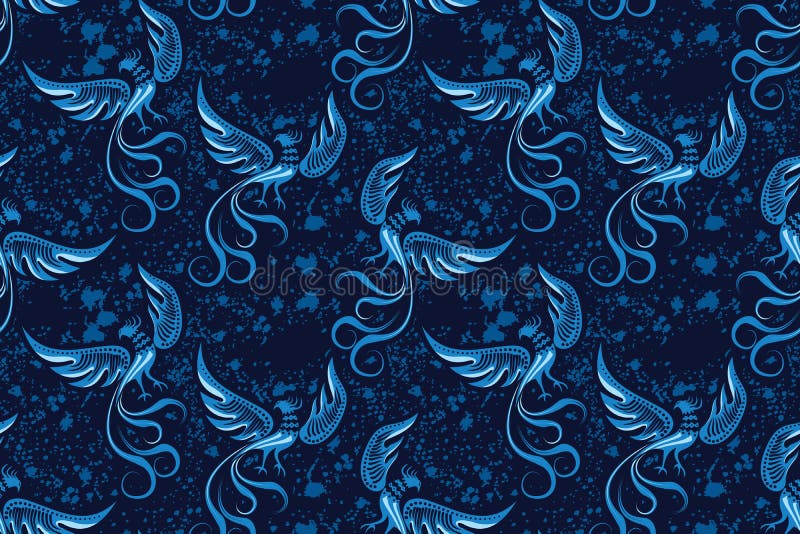 Phoenix Batik Background Stock Illustrations – 120 Phoenix Batik ...