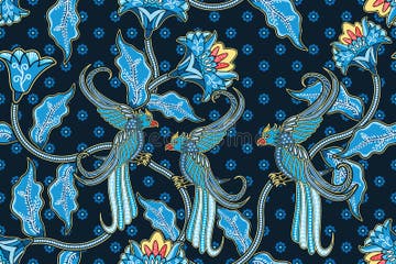 Phoenix Batik Background Stock Illustrations – 120 Phoenix Batik ...