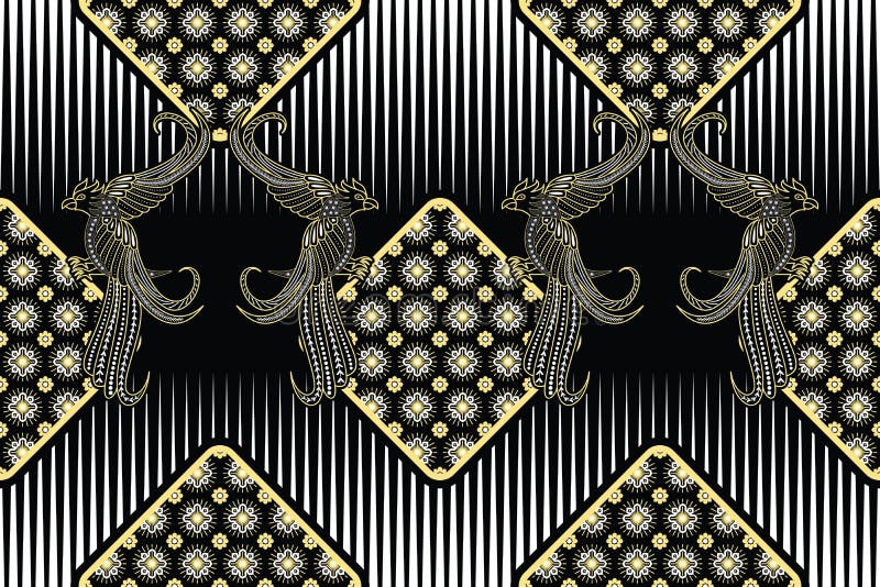 Phoenix Batik Background Stock Illustrations – 46 Phoenix Batik ...